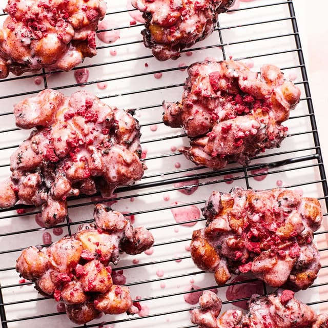 Raspberry Fritters | Punchfork