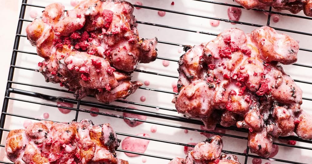 Raspberry Fritters | Punchfork