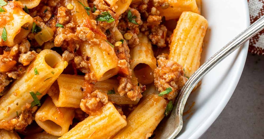 Rigatoni with Pork Ragu | Punchfork