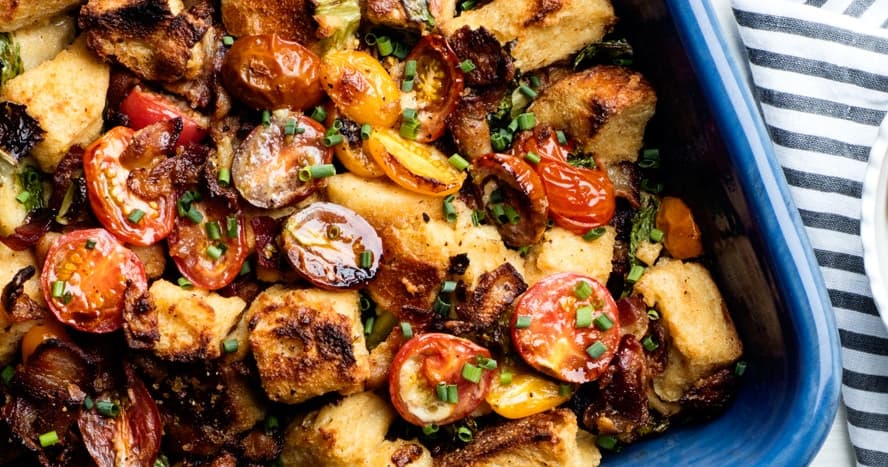 BLT (Bacon, Lettuce, and Tomato) Casserole | Punchfork