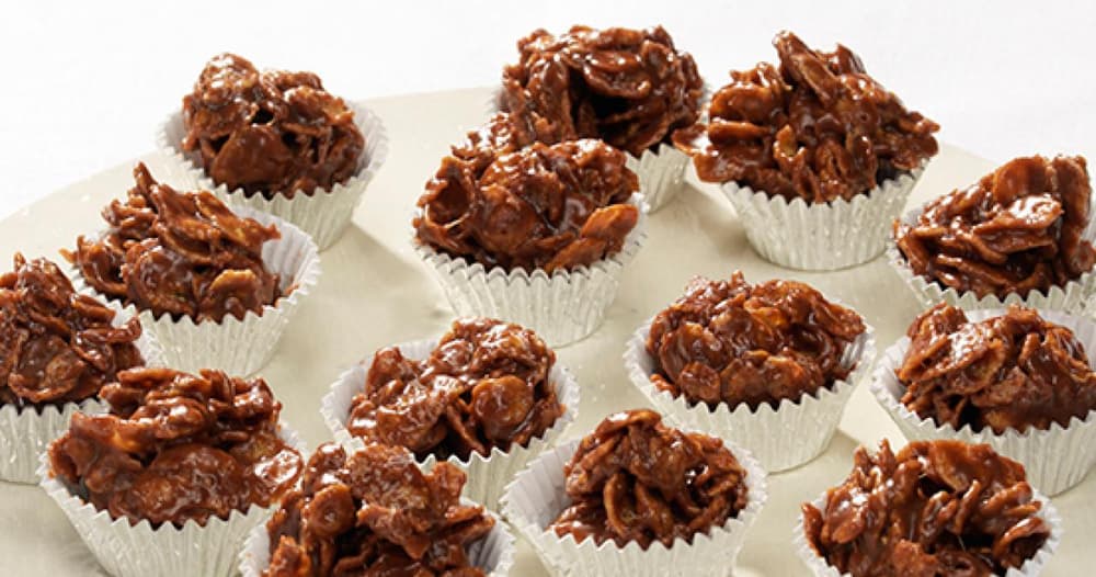 Chocolate Caramel Crispy Cakes | Punchfork