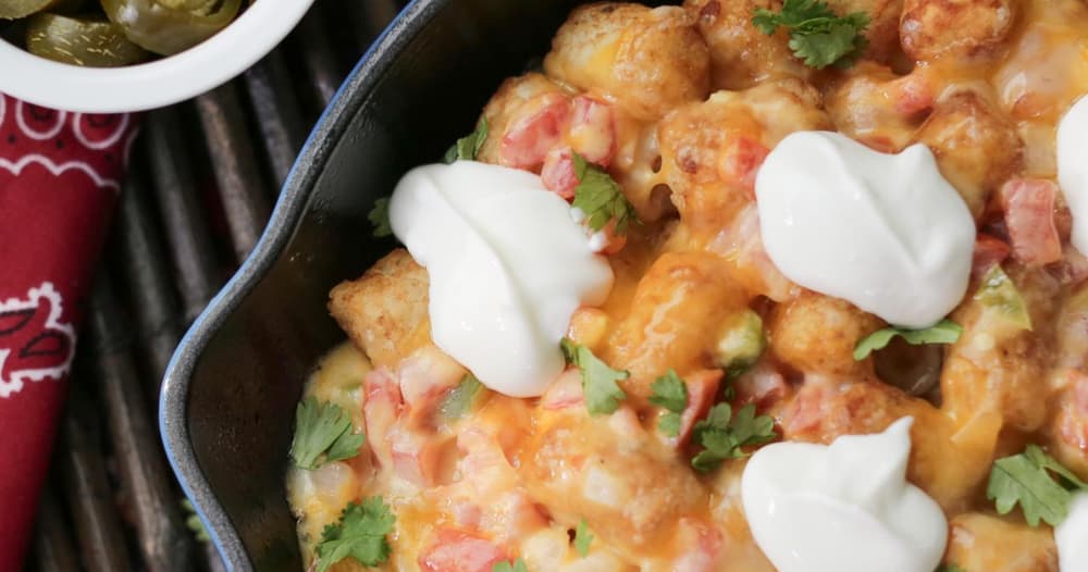 Crispy Cheesy Nacho Tots | Punchfork