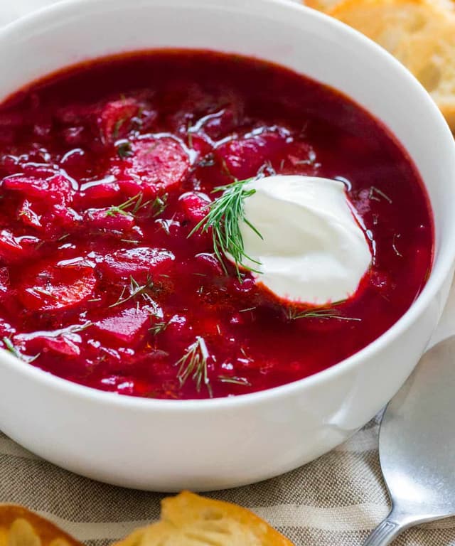Classic Borscht (Beet Soup) | Punchfork