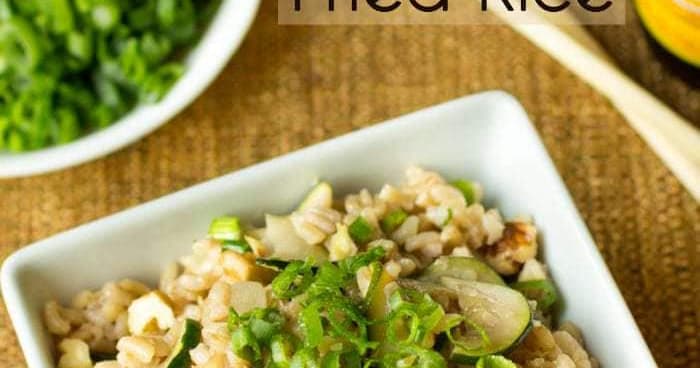 Zucchini Walnut Fried Rice | Punchfork
