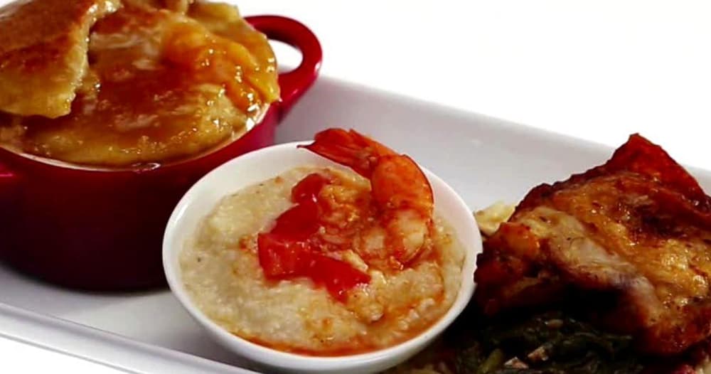 The Bomb Southern Chicken with Red Beans and Rice and Collard Greens ...