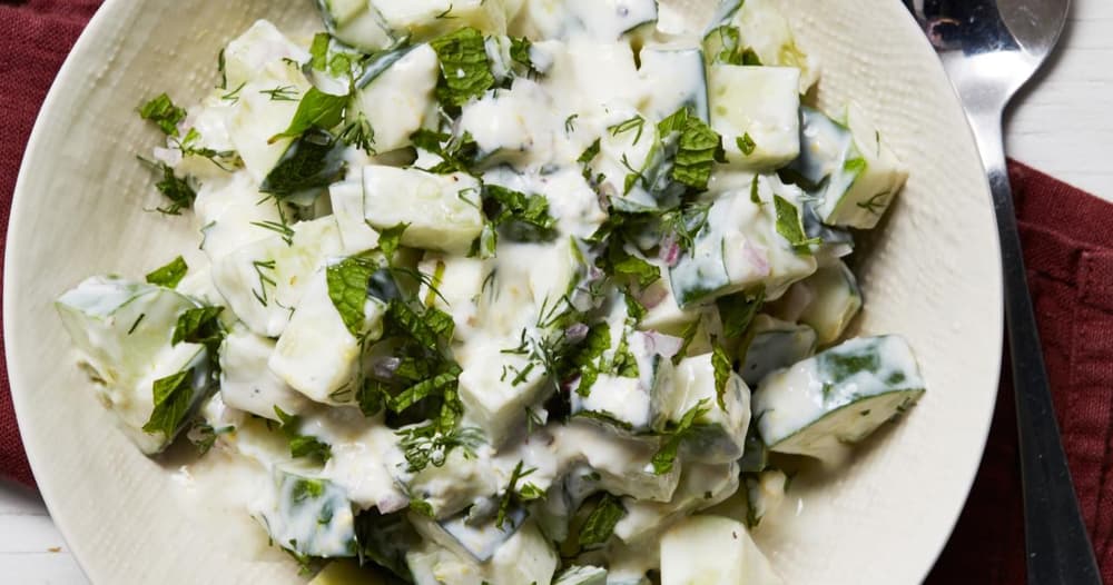 Creamy Dilled Cucumber Salad | Punchfork