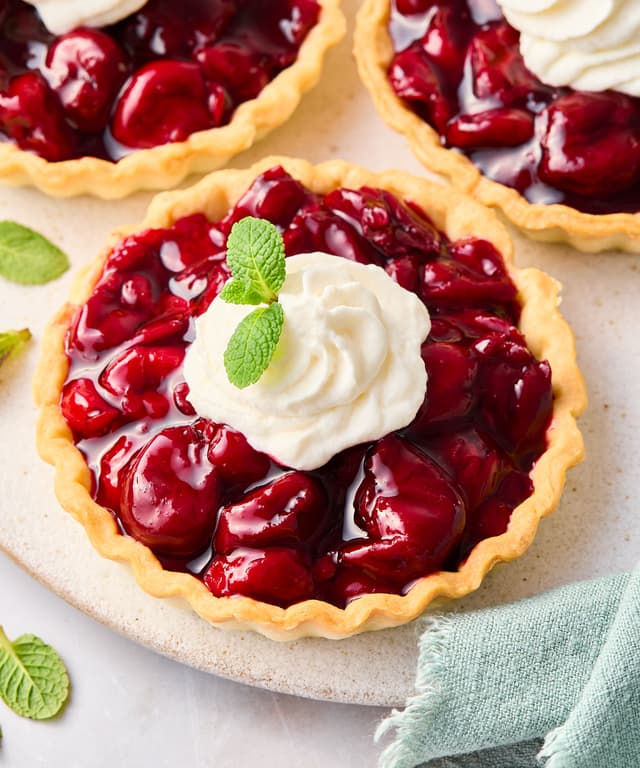 Mini Cherry Tarts | Punchfork