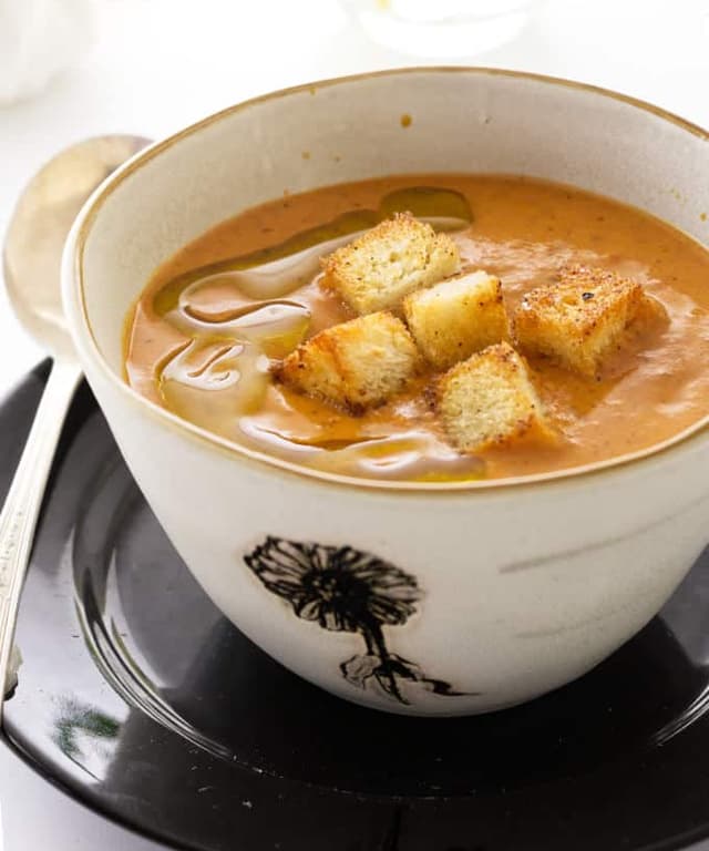 Fire Roasted Tomato Bisque | Punchfork