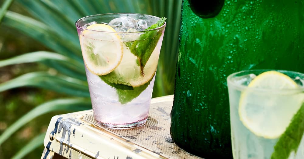 Spiked Ginger-Mint Lemonade | Punchfork
