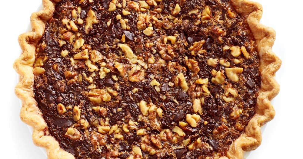 Chocolate-Walnut Pie | Punchfork