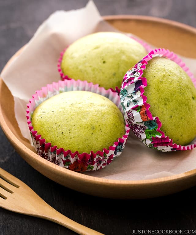 Matcha Steamed Cake | Punchfork