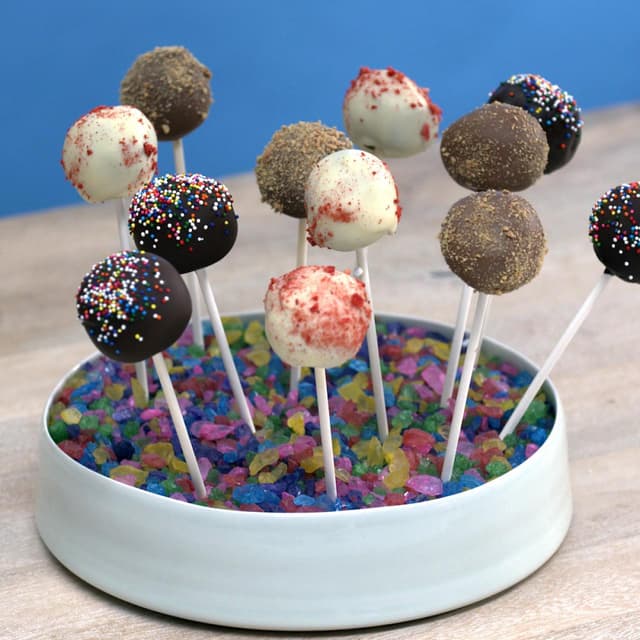 Brownie Pops Three Ways | Punchfork