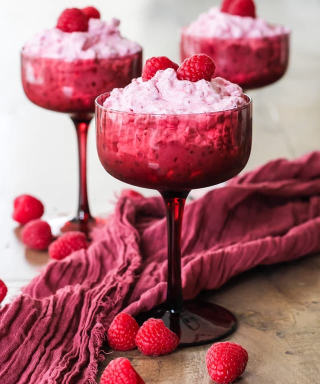 Cupid's Cloud Raspberry and Cream Dessert | Punchfork