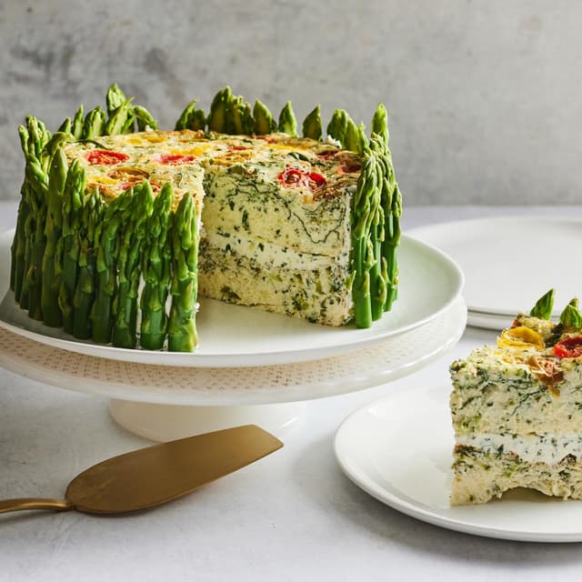 4-Cheese Garden Vegetable Frittata | Punchfork