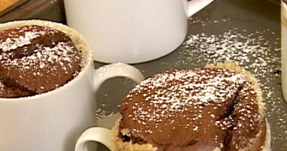 Chocolate Souffle with Espresso Creme Anglaise | Punchfork