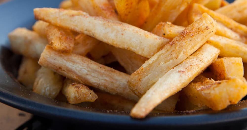Yucca Fries with Southwest Fry Seasoning | Punchfork