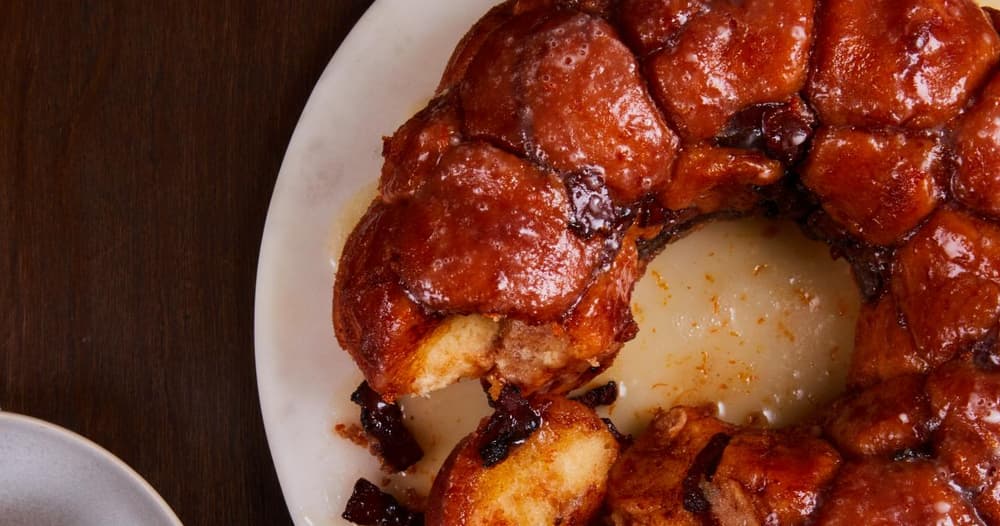 Bacon Monkey Bread with Orange Glaze | Punchfork