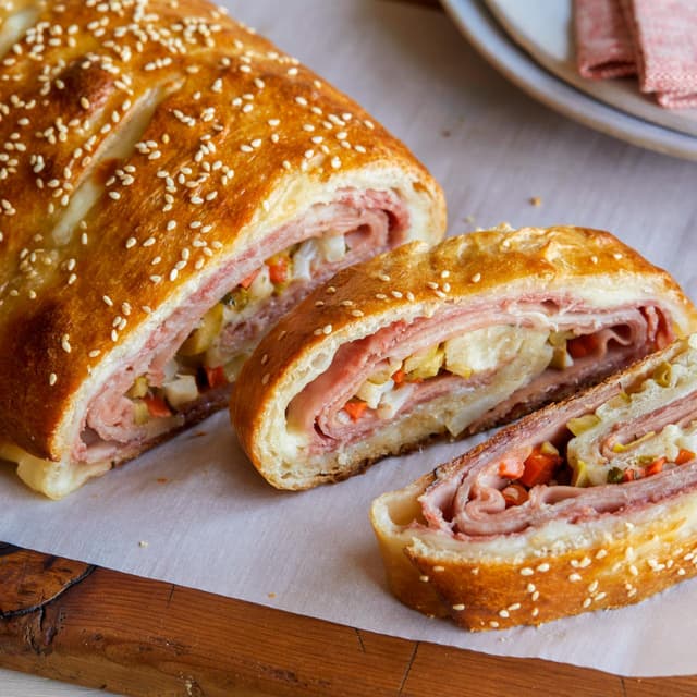 Muffuletta Garbage Bread | Punchfork
