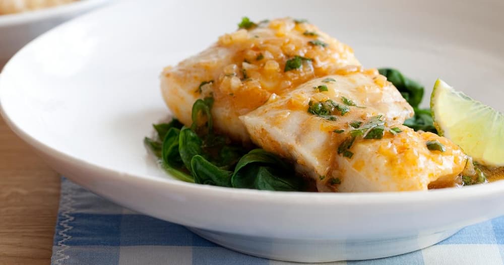Thai-Style Halibut with Coconut-Curry Broth | Punchfork