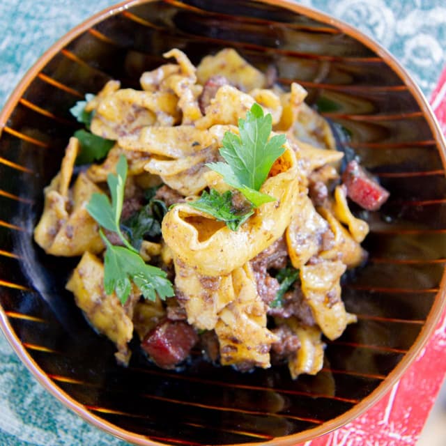 Fettuccine with Wild Boar Ragu | Punchfork