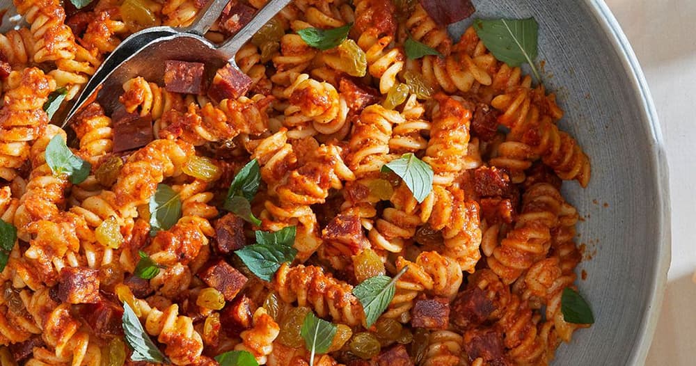 Hazelnut Romesco Pasta Salad | Punchfork