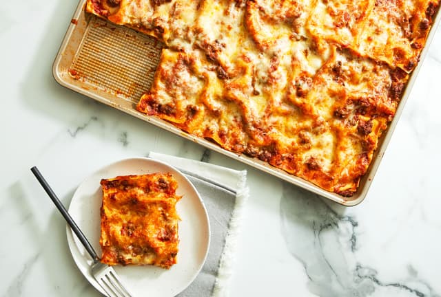 Sheet Pan Lasagna Is Here, and It's All the Best Crispy Edges | Punchfork