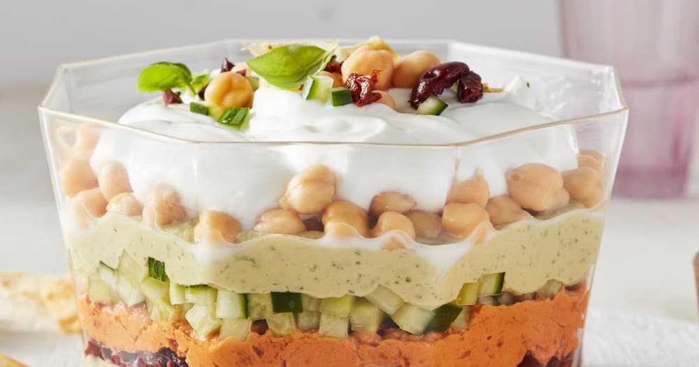 Mediterranean Hummus Trifle | Punchfork