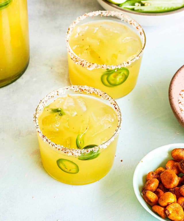Pineapple Jalapeño Pitcher Margaritas | Punchfork