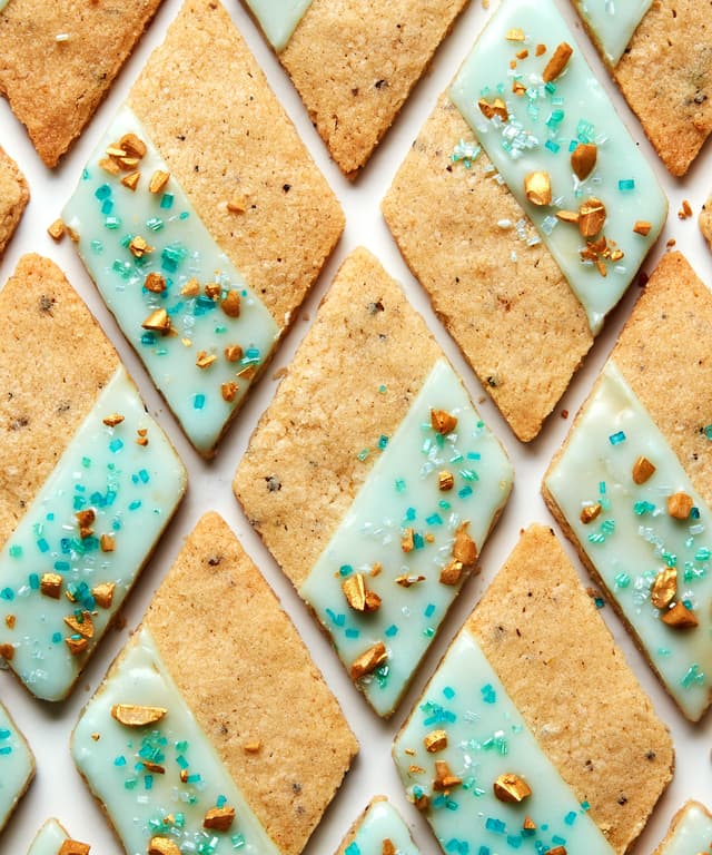 Diamond Cardamom Sparkle Cookies | Punchfork