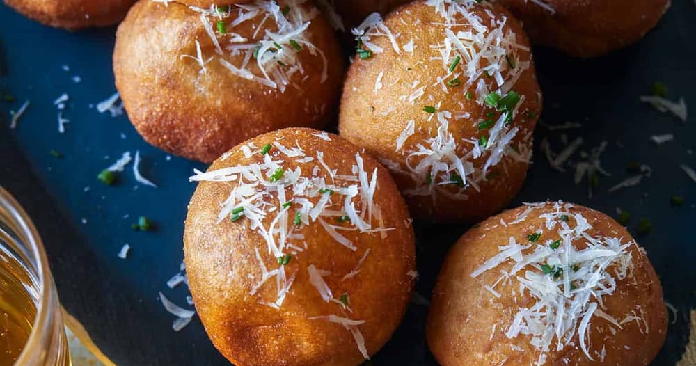 Spinach and Artichoke Stuffed Beignets | Punchfork