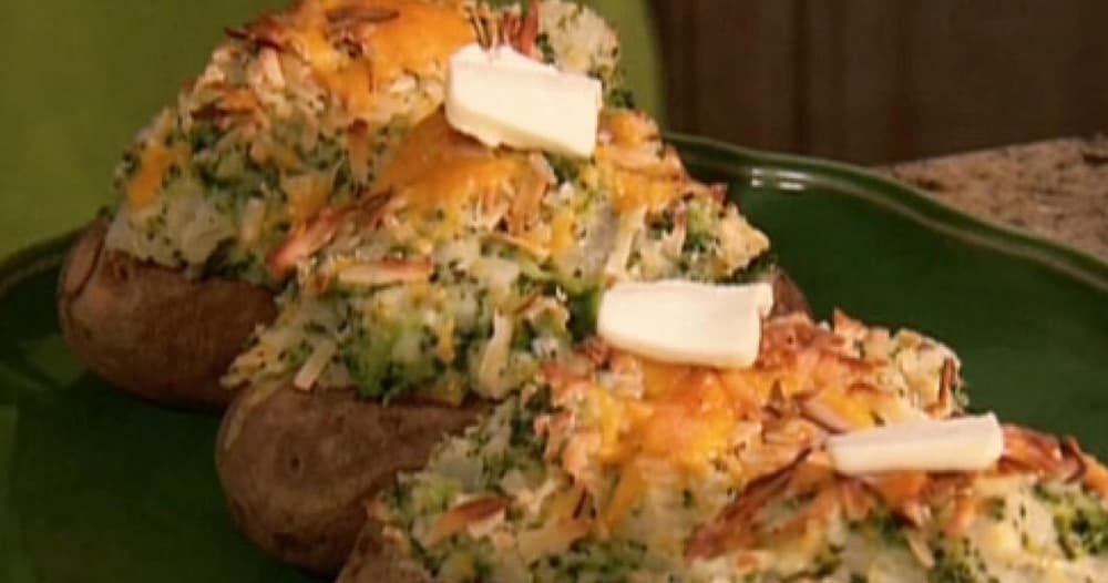 Neelys Twice Smashed Baked Potatoes | Punchfork