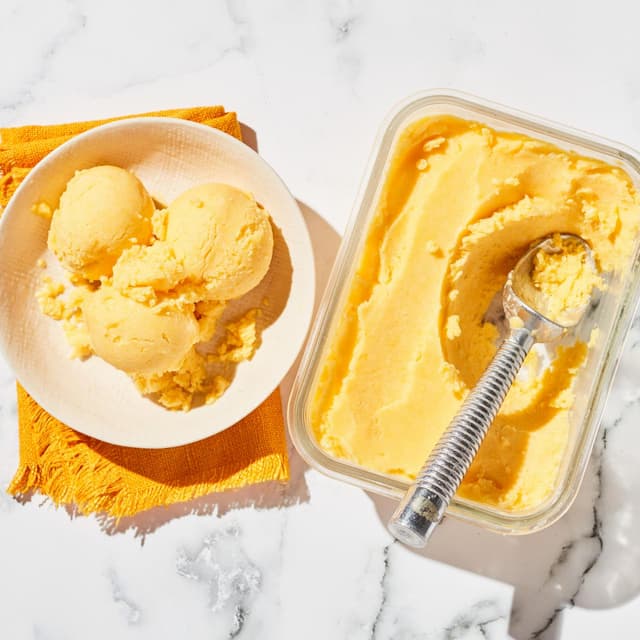 No-Churn Mango Lassi Ice Cream | Punchfork