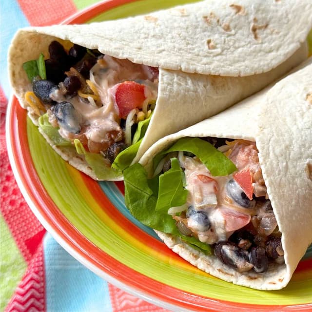 Easy Black Bean Wraps | Punchfork