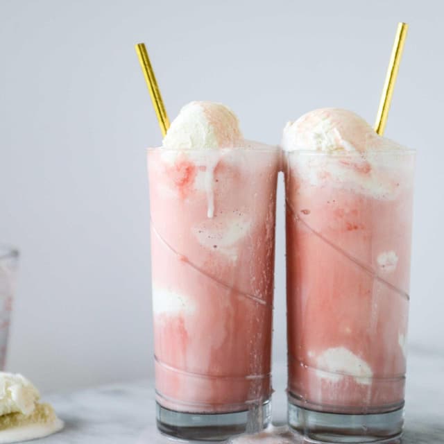 Watermelon Vodka Soda Floats | Punchfork
