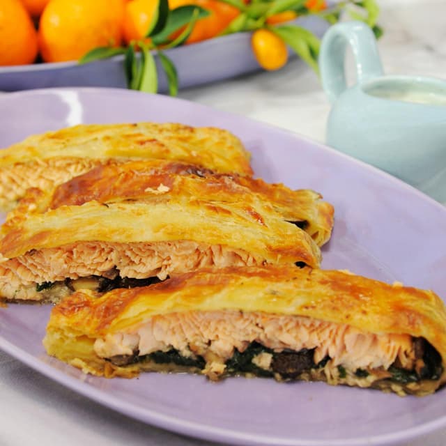 Puff Pastry-Wrapped Salmon | Punchfork