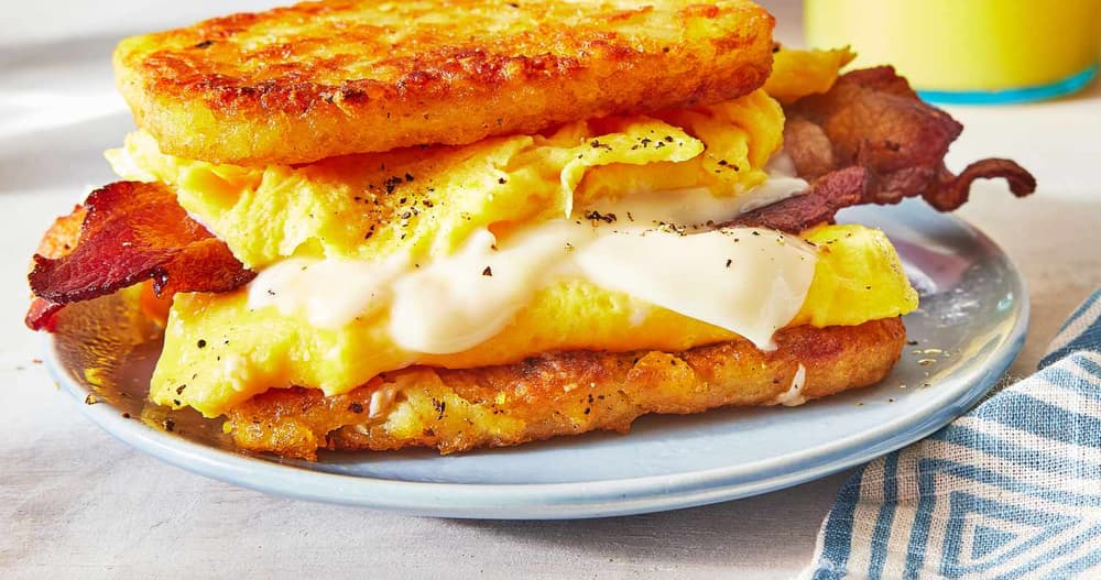 Cowboy Hash Brown Breakfast Sandwich | Punchfork