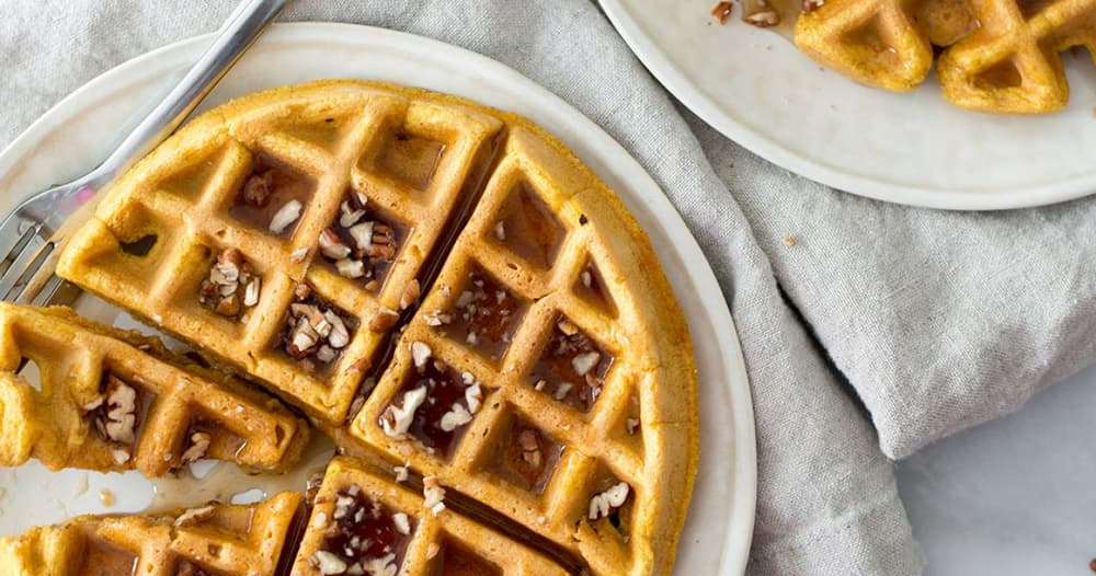 Pumpkin Spice Waffles | Punchfork