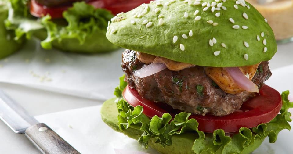 Avocado-Bun Turkey Sliders | Punchfork