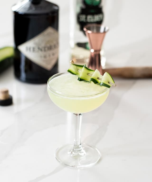 Cucumber Gin and Elderflower Martini | Punchfork