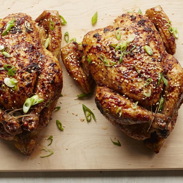 Soy and Sesame-Glazed Roast Chicken | Punchfork
