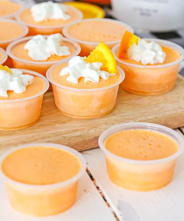 Orange Creamsicle Jello Shots | Punchfork