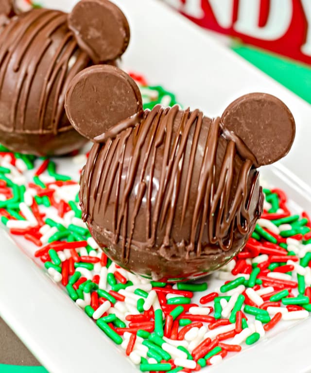 Mickey Mouse Hot Cocoa Bombs | Punchfork