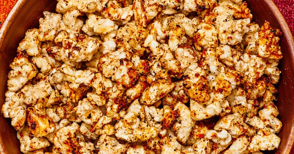 Sweet and Salty Rice Cake “Popcorn” | Punchfork