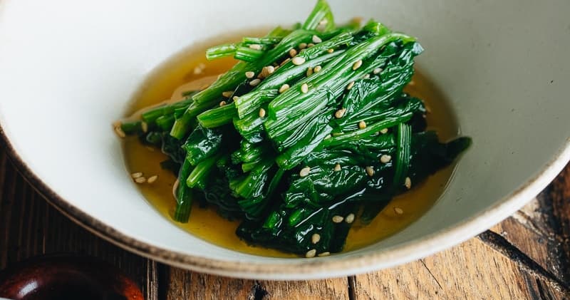 Spinach Ohitashi (Japanese Spinach Salad) | Punchfork