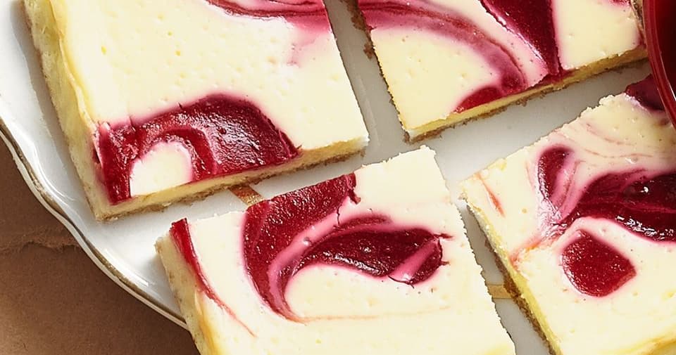 Cranberry Cheesecake Bars | Punchfork