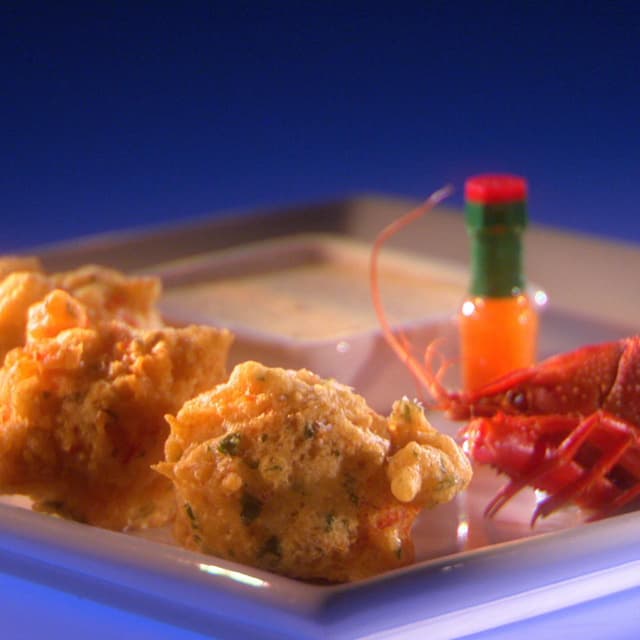Crawfish Beignets with Spicy Remoulade | Punchfork