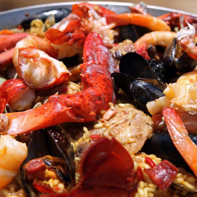 Chicken and Seafood Paella | Punchfork