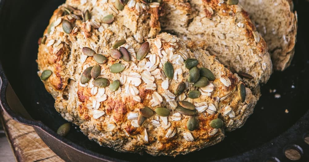 Molasses Oatmeal Soda Bread | Punchfork