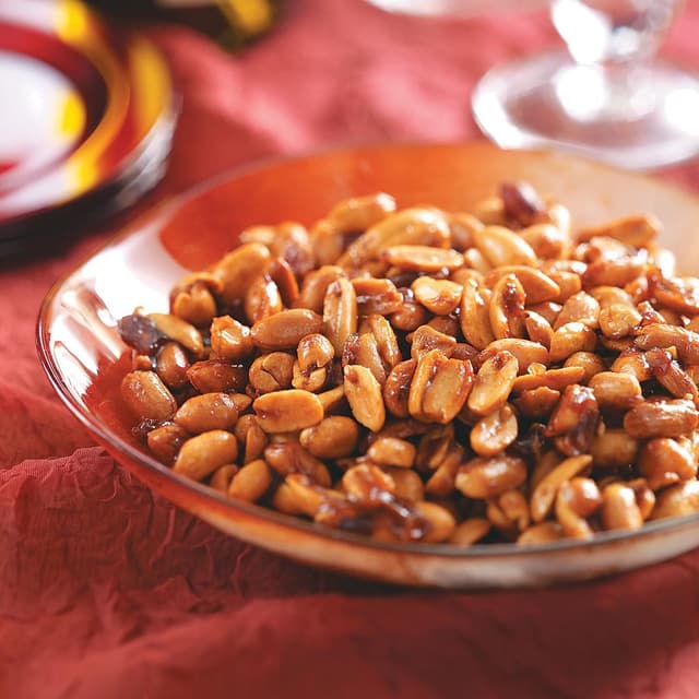 Cinnamon-Glazed Peanuts | Punchfork