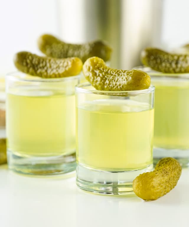 Pickle Shots with Vodka | Punchfork